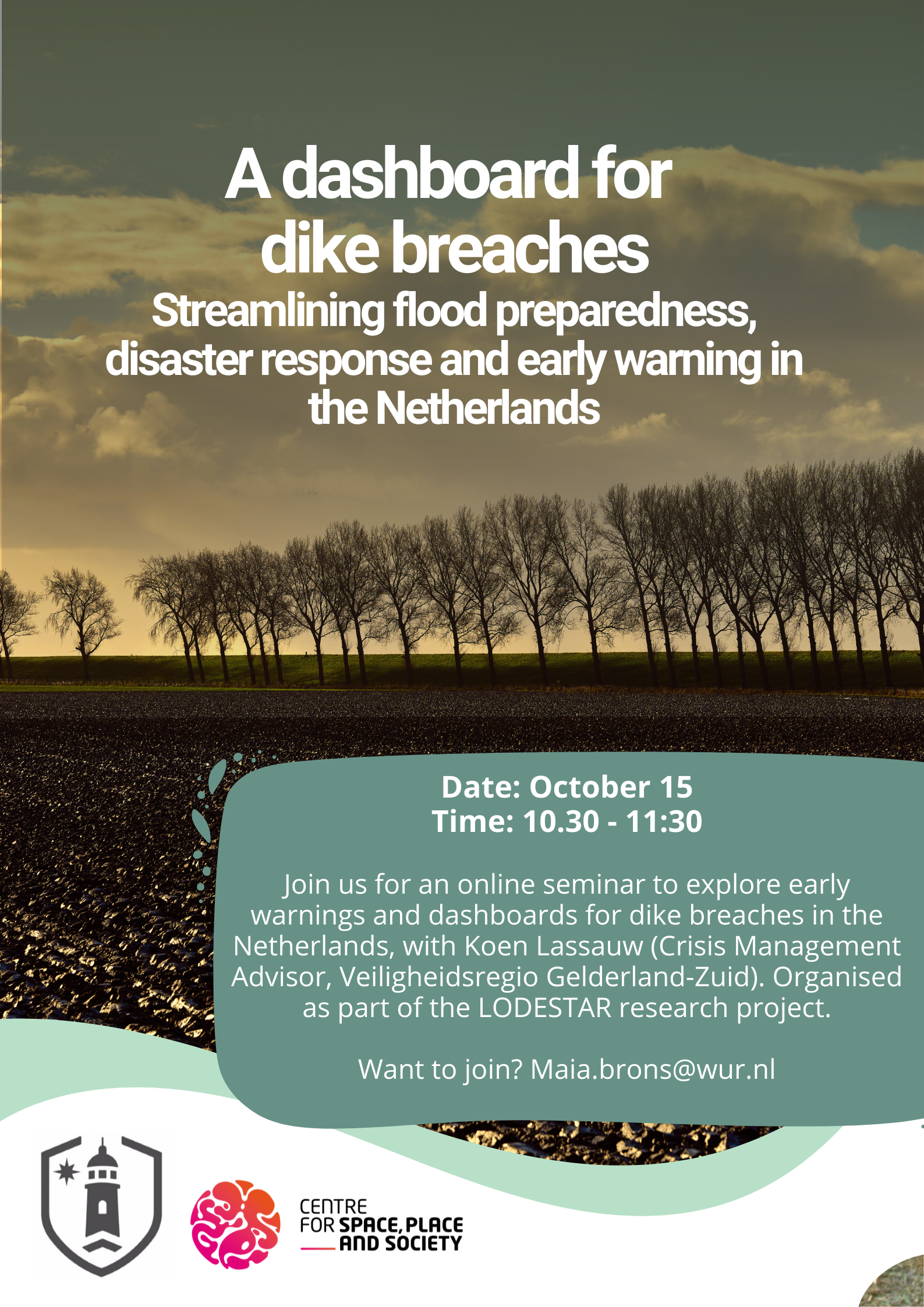 Online seminar | A dashboard for dike breaches: Streamlining flood ...
